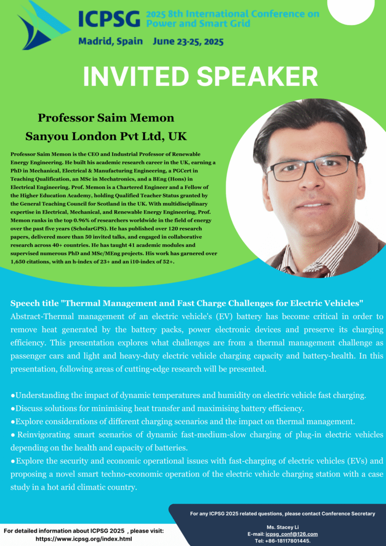 ICPSG 2025 Madrid: EV Fast-Charge and Thermal Management | Sanyou London